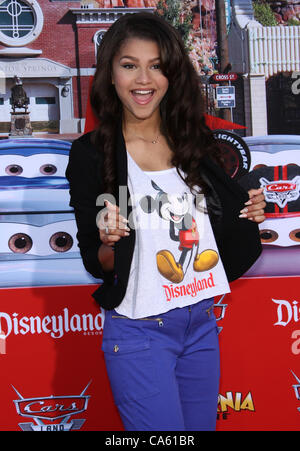 ZENDAYA CARS LAND. GRAND OPENING. ANAHEIM LOS ANGELES CALIFORNIA USA 13 ...