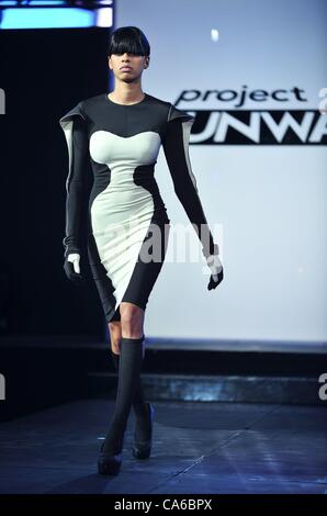 A Model in attendance for PROJECT RUNWAY 10th Anniversary Runway Show ...
