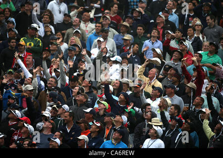 A general view of the course during the final round of HSBC LIV Golf ...
