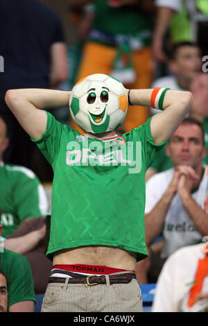 IRISH FAN ITALY V REP OF IRELAND STADE PIERRE-MAUROY LILLE FRANCE 22 ...