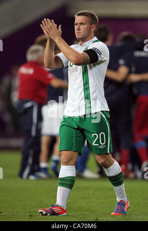 SIMON COX REP. OF IRELAND MUNICIPAL STADIUM POZNAN POLAND 10 June 2012 ...