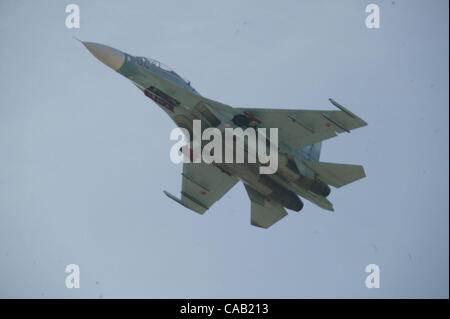 Kaliningrad. Military air station Chkalovsk. Fighters —Û-27 attributed ...