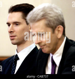 Justin Helzer sits in Dept 4 at the Bray Court Building Friday Stock ...