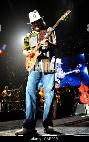 July 28, 2010 - Raleigh, North Carolina; USA - Musician CARLOS SANTANA ...