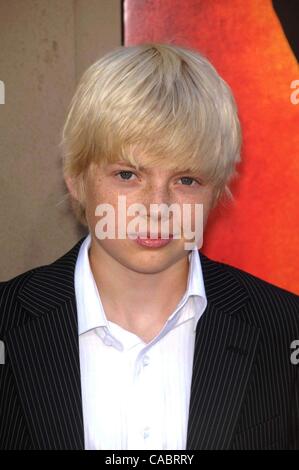 Luke Carberry at the premiere of 'The Karate Kid' held at Mann Village ...