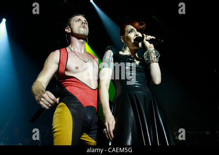 The Scissor Sisters performing at Terminal 5 in NYC on August 24, 2010 ...