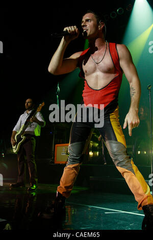 The Scissor Sisters performing at Terminal 5 in NYC on August 24, 2010 ...