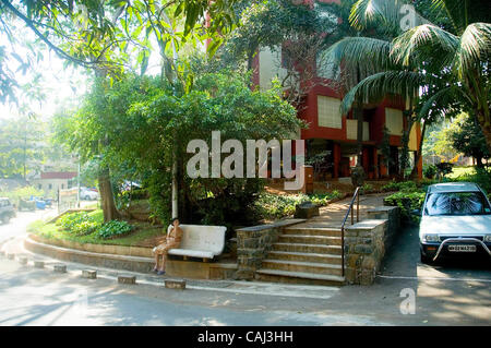 Cama Baug, one of the many Parsi Colonies in Mumbai Stock Photo - Alamy