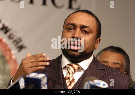 Brian Major speaking at the National Action Network Press Conference ...