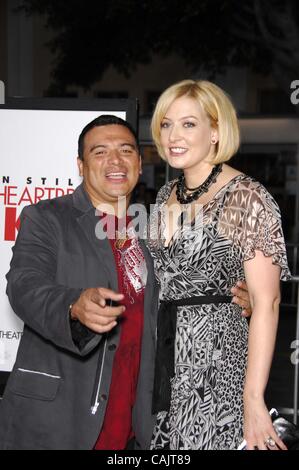 Carlos Mencia and Wife Amy Mencia 2007 NCLR ALMA Awards held at the ...