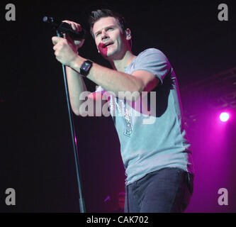Sep 20, 2007 Fayetteville, NC; USA, Singer BRAD MATES of the band ...