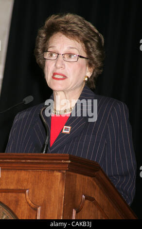 New York State Chief Judge Judith Kaye listens during an interview ...
