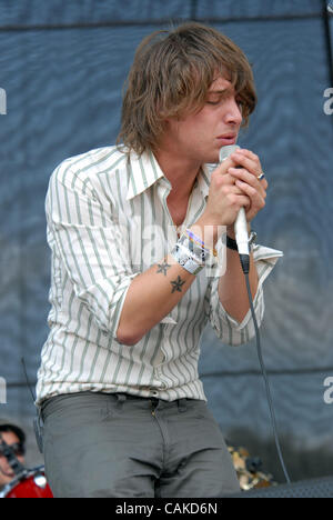 Sep. 15, 2007 Austin, TX; USA, Drummer RANDY RAGSDALE of the band Cross ...