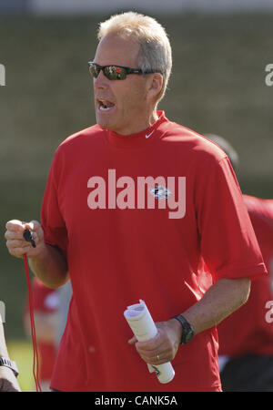 March 31, 2012 - Albuquerque, NM, U.S. - Archie Ray Marquez exchanges ...
