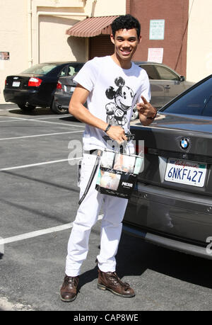 ROSHON FEGAN DANCING WITH THE STARS. REHEARSALS LOS ANGELES CALIFORNIA ...