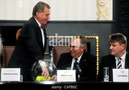 From left: Mayor of Prague Bohuslav Svoboda and Marek Dospiva from ...