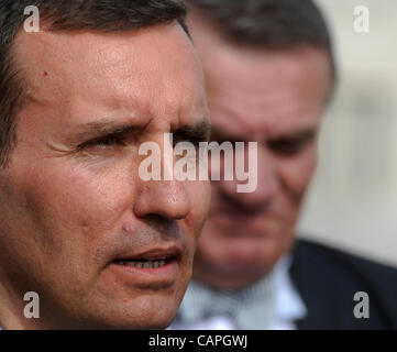 Mayor of Prague Bohuslav Svoboda (right) and Marek Dospiva (left) from ...