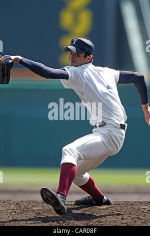 Shintaro Fujinami (Osaka Toin), APRIL 4, 2012 - Baseball : Osaka Toin ...