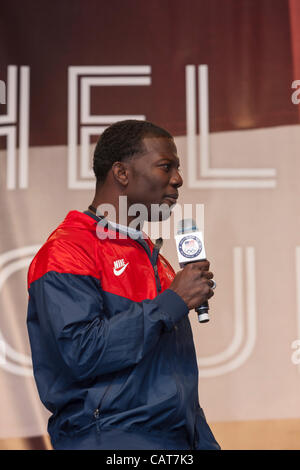 USA Paralympic Track and Field sprinter Jerome Singleton participates ...