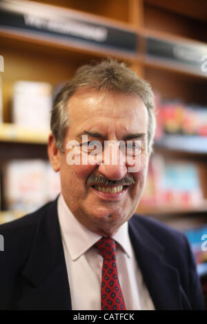 TV actor John Challis signing his book Being Boycie at Waterstones ...