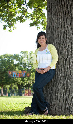 Fort Worth, Texas, USA. April 19, 2025: Utah's Elizabeth Gantner ...
