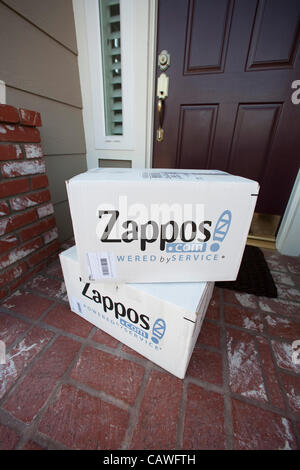 April 22, 2012 - Aliso Viejo, California, U.S. - White Zappos shipping ...
