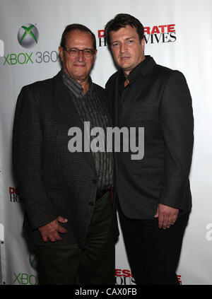 Bob Fillion, Nathan Fillion 'Desperate Housewives' finale party held at ...