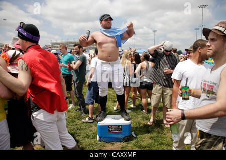 Kentucky Derby infield party Stock Photo - Alamy
