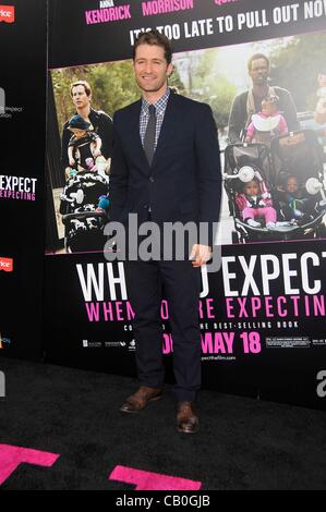Matthew Morrison. 14 May 2012, Hollywood, California. 'What To Expect ...