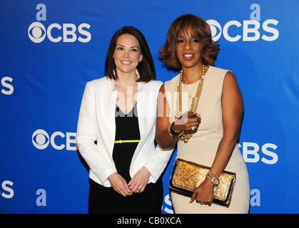 Erica Hill, Gayle King at arrivals for CBS Network Upfronts Stock Photo ...