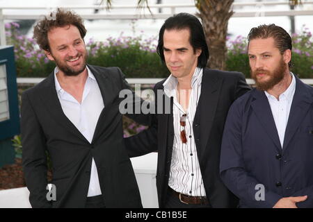 Jason Clarke, Nick Cave, Tom Hardy at the Lawless film photocall at the ...