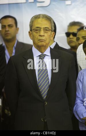 May 20, 2012 - Cairo, Egypt - Egyptian presidential candidate AMER ...