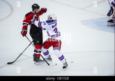 New York Rangers center Adam Edstrom (84) in the first period of an NHL ...