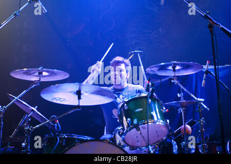 May 15, 2012 - Allen Blickle, drummer of the metal band Baroness ...