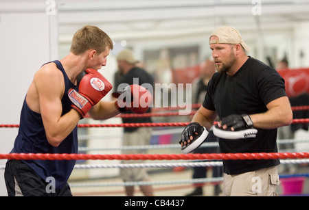 Former British Heavyweight boxer Scott Welch at his Gym in Brighton ...