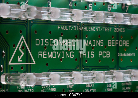 Mains PCB Fire Control Electrical Connections Solid State Components ...