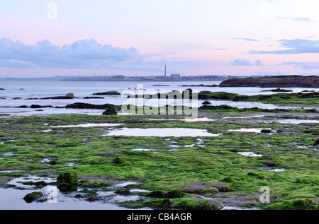 View of Methil power station from Lower Largo, Fife, Scotland Stock ...