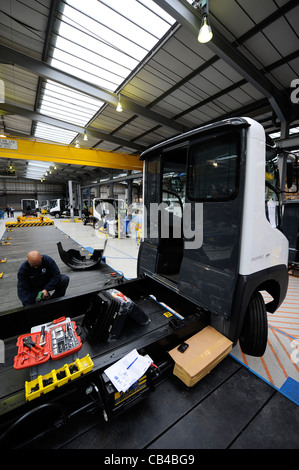 Assembly area at the Coventry factory of Modec Ltd who manufacture zero ...