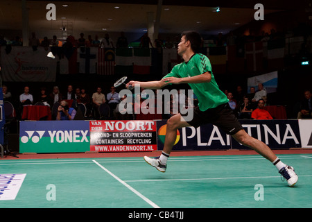 Badminton player Eric Pang from The Netherlands Stock Photo - Alamy