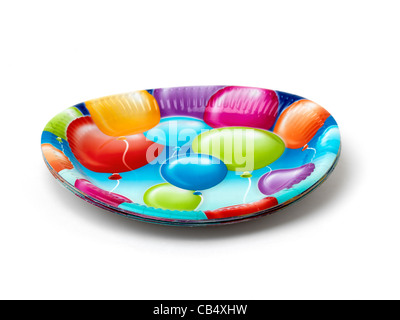 Stack of colourful plates Stock Photo - Alamy