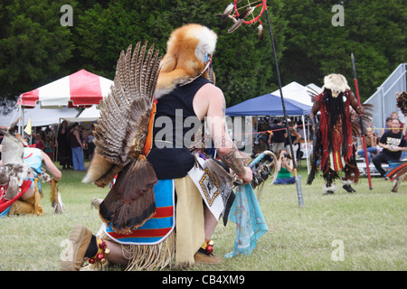 A Native American dances the traditional American Indian Gourd Dance at ...