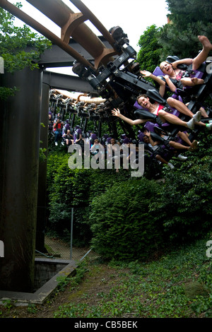Vampire roller coaster at Chessington World of Adventures Stock Photo ...