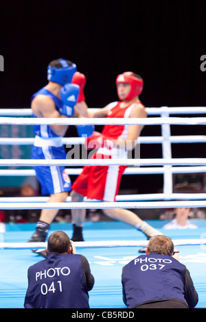 Boxing Olympic test event, London's ExCel Stock Photo - Alamy