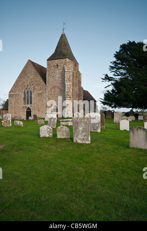 12th Century St Clements Church Old Romney Kent England UK Stock Photo ...