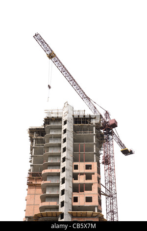Construction & building concept on isolated background Stock Photo - Alamy