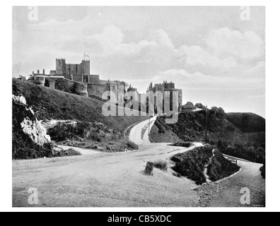 Dover Castle medieval castle Key England ferry port Kent English ...