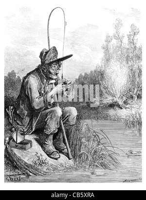 'The Fisherman and the Little Fish' fable by Aesop (circa 600BC). A ...