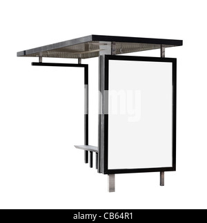Bus stop board. Outdoor advertising Stock Photo - Alamy
