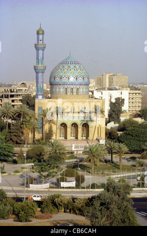 14 Ramadan Mosque, Firdos Square, Baghdad from the gardens of the ...