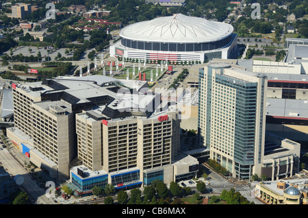 Aerial view of the Georgia landmarks Stock Photo - Alamy